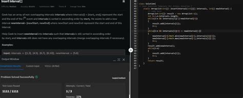 Gfg160 Geekstreak2025 Greedy Intervals Insertandmerge