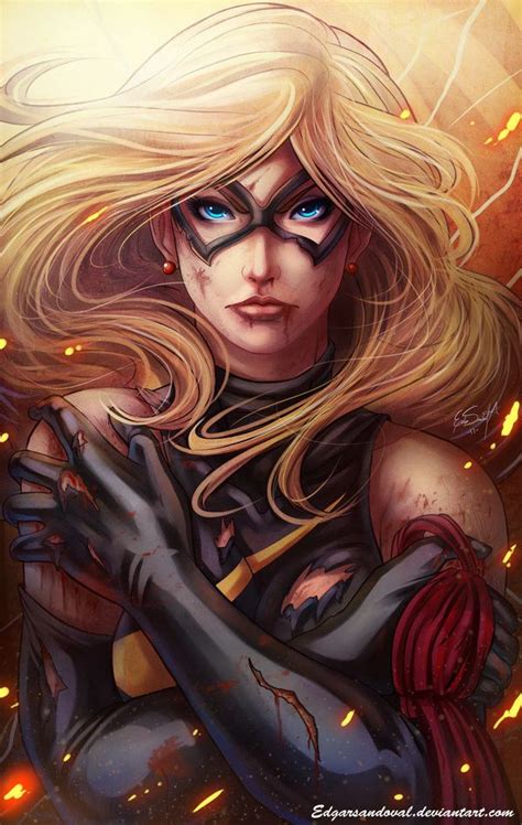Fanart Ms Marvel Edgar Sandoval Aguilar Ms Marvel Ms Marvel Captain
