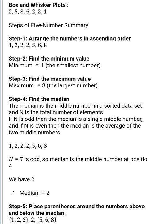 [solved] find out q1 median q2 q3 minimum and maximum draw a