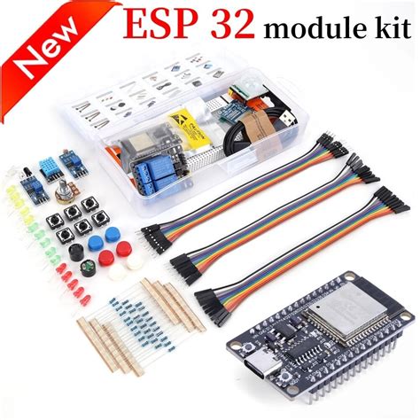 ☁diy Starter Kit For Esp32 Esp 32s Wifi With Storage Box Learning Basic