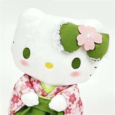 Nakajima Corporation Sanrio Hello Kitty Sakura Matcha Kimono S Size Pl