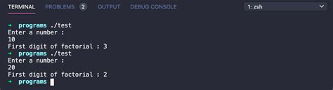C Program To Find The First Digit Of The Factorial Of A Number Codevscolor
