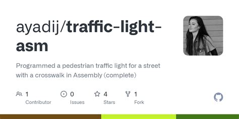 Github Ayadij Traffic Light Asm Programmed A Pedestrian Traffic