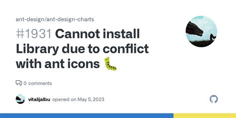 cannot install library due to conflict with ant icons 🐛 · issue 1931