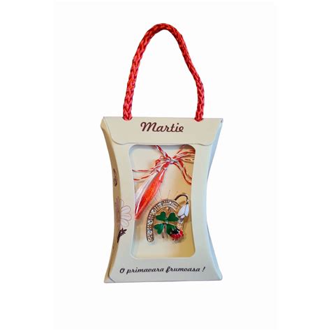 Set 10 Martisoare Brosa Potcoava Cu Trifoi Buburuza Si Ghiocel Cutie Tip Geanta Emag Ro