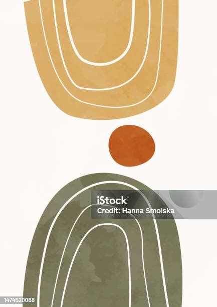 현대 추상 보호 포스터 지구 색조 유기적 인 모양 포스터 배너 인사말 카드 전단지 소셜 미디어 게시물 이야기를 위한 현대적인 디자인 미니멀리스트 미드 센추리 스타일 벡터