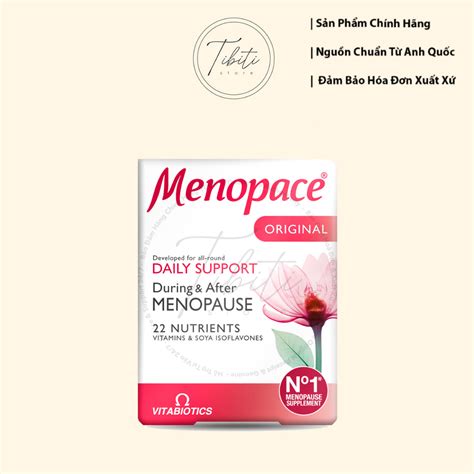 Vitabiotics Menopace Original Hormone Balancing Tablets 90 Tablets