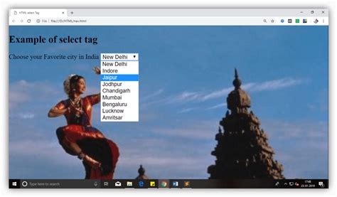 HTML select标签语法属性规范和示例详细说明 立地货