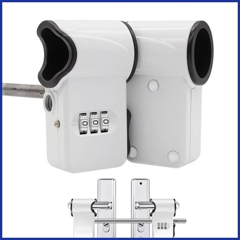 Double Sided Keyless Gate Lock 3 Digit Cabinet Door Combination Lock