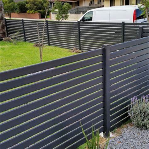 Australia Diy Aluminum Slat Fence Panel Pre Assembled Horizontal Slat