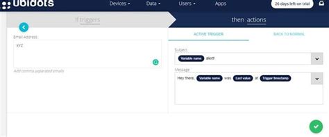 creating alert using ubidots esp32 temp and humidity sensor 41 off