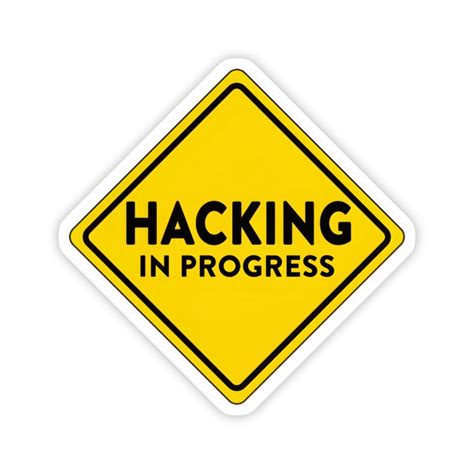 Hacking In Progress Stickerize