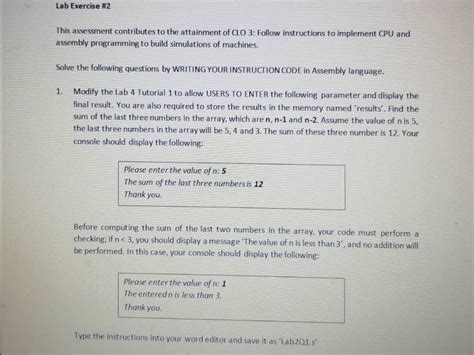 Solved Lab Exercise 2 This Assessment Contributes To The