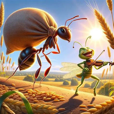 aesop s fables the ant and the grasshopper