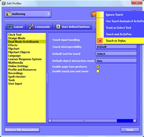 Activinspire Enable Full Touch Support For All Users ﻿ Educational