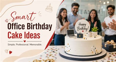 Office Birthday Cake Ideas Professional Designs And Messages