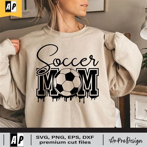 Soccer Mom Svg Png Soccer Mom Shirts Svg Sporty Soccer Mom Life