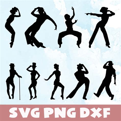 Jazz Dancers Silhouette Svg Png Dxfjazz Dancers Silhouett Inspire