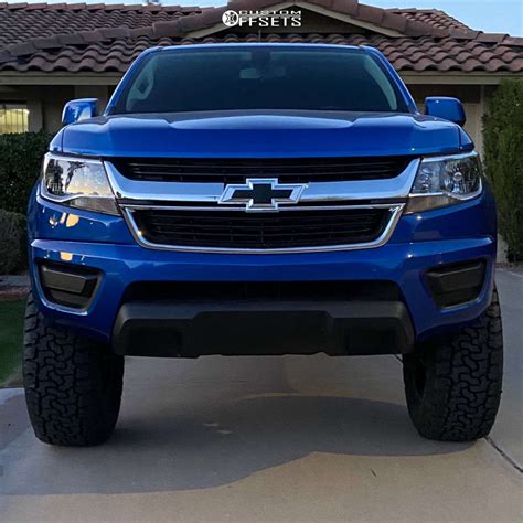 2018 Chevrolet Colorado With 17x85 0 Fuel Recoil And 35125r17 Amp