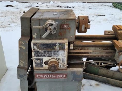 Clausing 1500 Lathe Lot 637 December Farm Consignment 12 29 2022