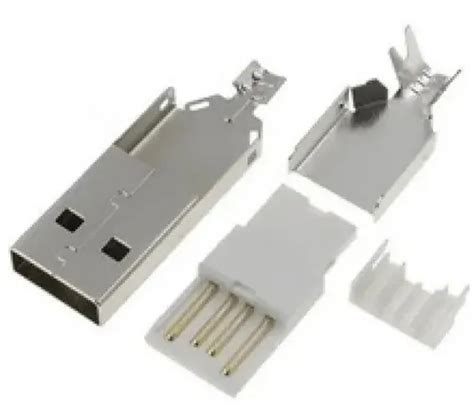 Kit 10 Peças Conector Usb Tipo A Macho Para Cabo Mercadolivre
