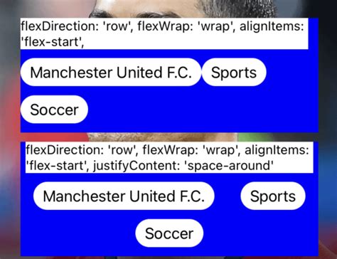 how can i space out items in a left aligned view that uses flexwrap