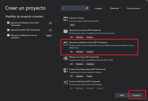C Crear Windows Form