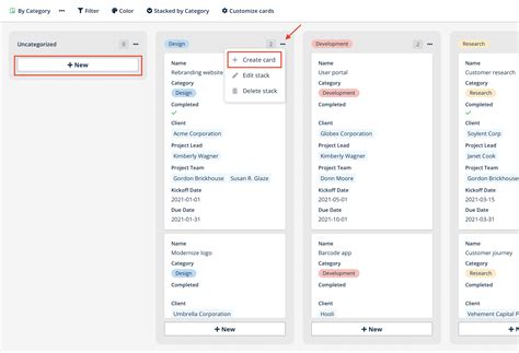 Kanban View Baserow
