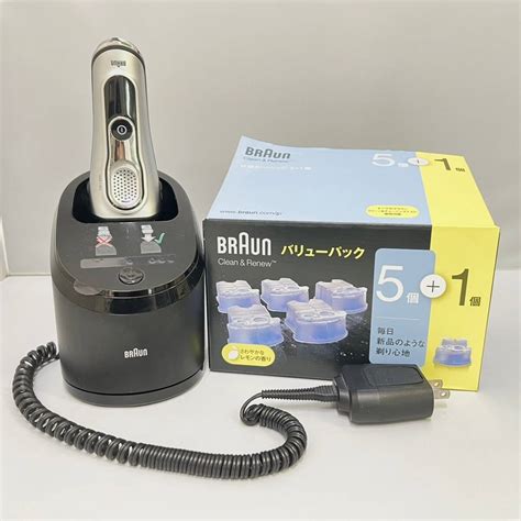 Bcg162r 80 Braun Series9 Type 5791 ブラウン シリーズ9 シェーバー 髭剃り 洗浄機 洗浄液カートリッジ 付