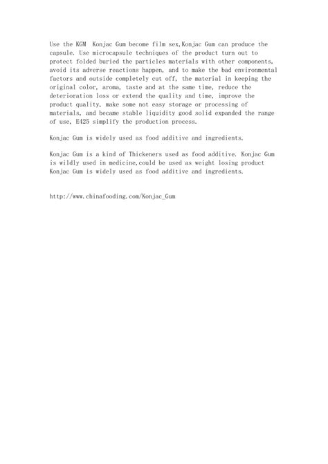 Konjac Gum Suppliers