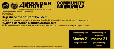 Boulder Valley Comprehensive Plan Community Assembly Information