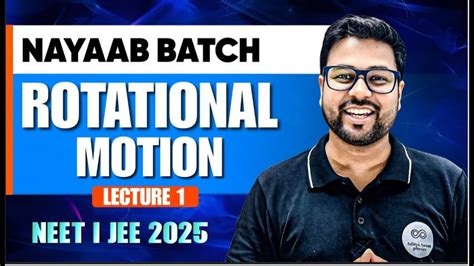 rotational motion lecture 1 introduction to rotational motion