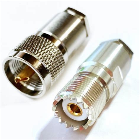 Yahoo オークション 8d M型 オス1個 メス1個 セット 同軸コネクタ Mp