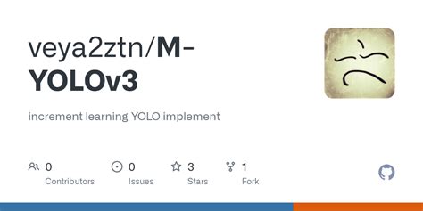 Github Veya Ztn M Yolov Increment Learning Yolo Implement