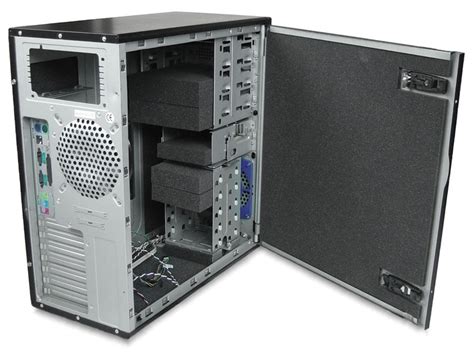 Acousticase Classic C6607b Black Soundproof Tower Case