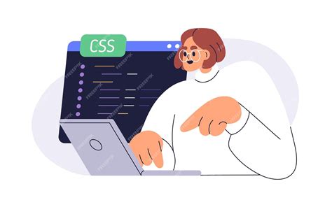 Premium Vector Coder At Work Web Developer Software Engineer