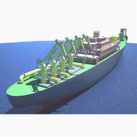 3d Model Cargo Shipe Turbosquid 2008509