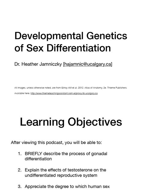 002 14 Developmental Genetics Of Sex Differentiation Pdf