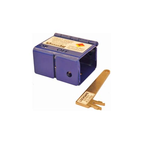 BATTERY ISOLATOR LOCKING BRACKET BLUE