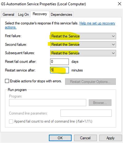 Batch Script Recovery Service 3 Times Microsoft Qanda