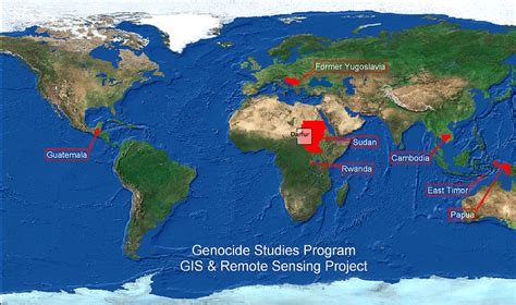Global Maps Of Selected Cases Of Genocide
