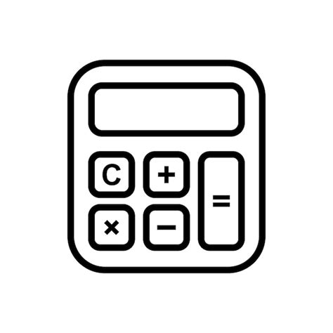 Premium Vector Calculator Icon Vector Design Template