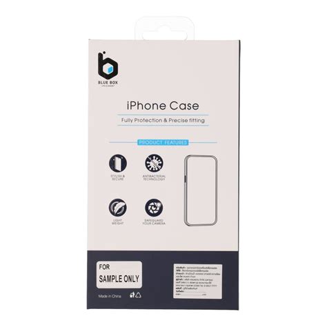 Blue Box เคส Iphone 14 6 1 Blue Orange Shading With Black Camera Frame