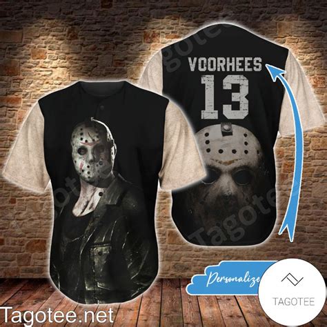 Personalized Jason Voorhees Baseball Jersey Tagotee