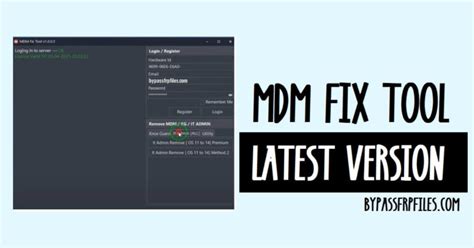 Download Mdm Fix Tool V1 0 9 2 Latest Version Frp Bypass Files