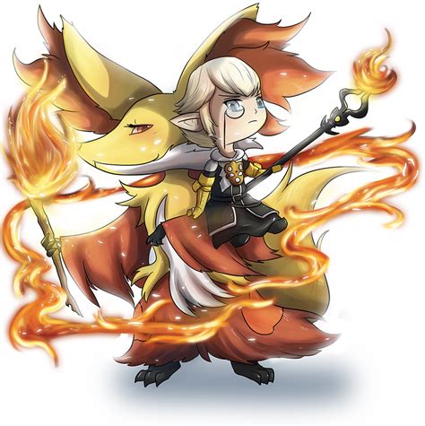 Papalymo X Delphox By Liokora On Deviantart