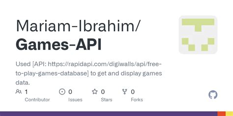Github Mariam Ibrahimgames Api Used Api Digiwallsapifree To Play