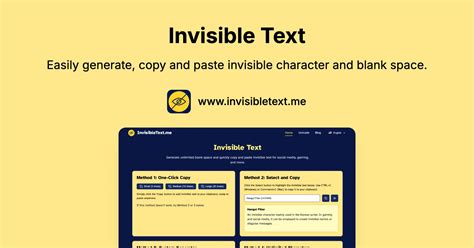 Invisible Text ㅤ Blank Space Copy And Paste