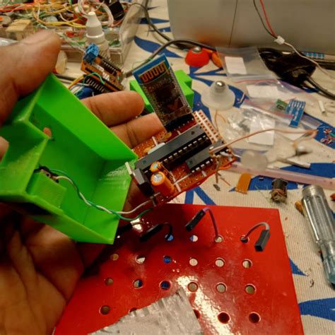 3d Printable Bluetooth Controlled Vehicle Microcontroller Module By