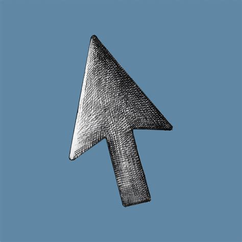 Hand Drawn Arrow Cursor Illustration Download Free Vectors Clipart